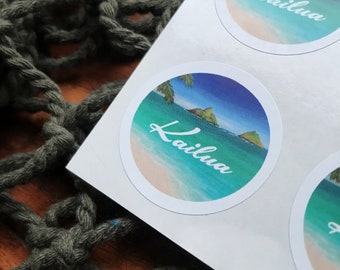 Kailua Stickers - Etsy