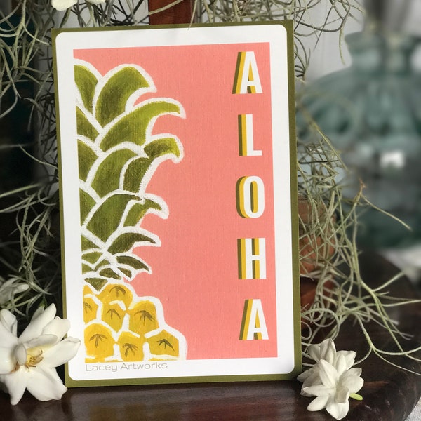 Hawaiian Postcard - Etsy