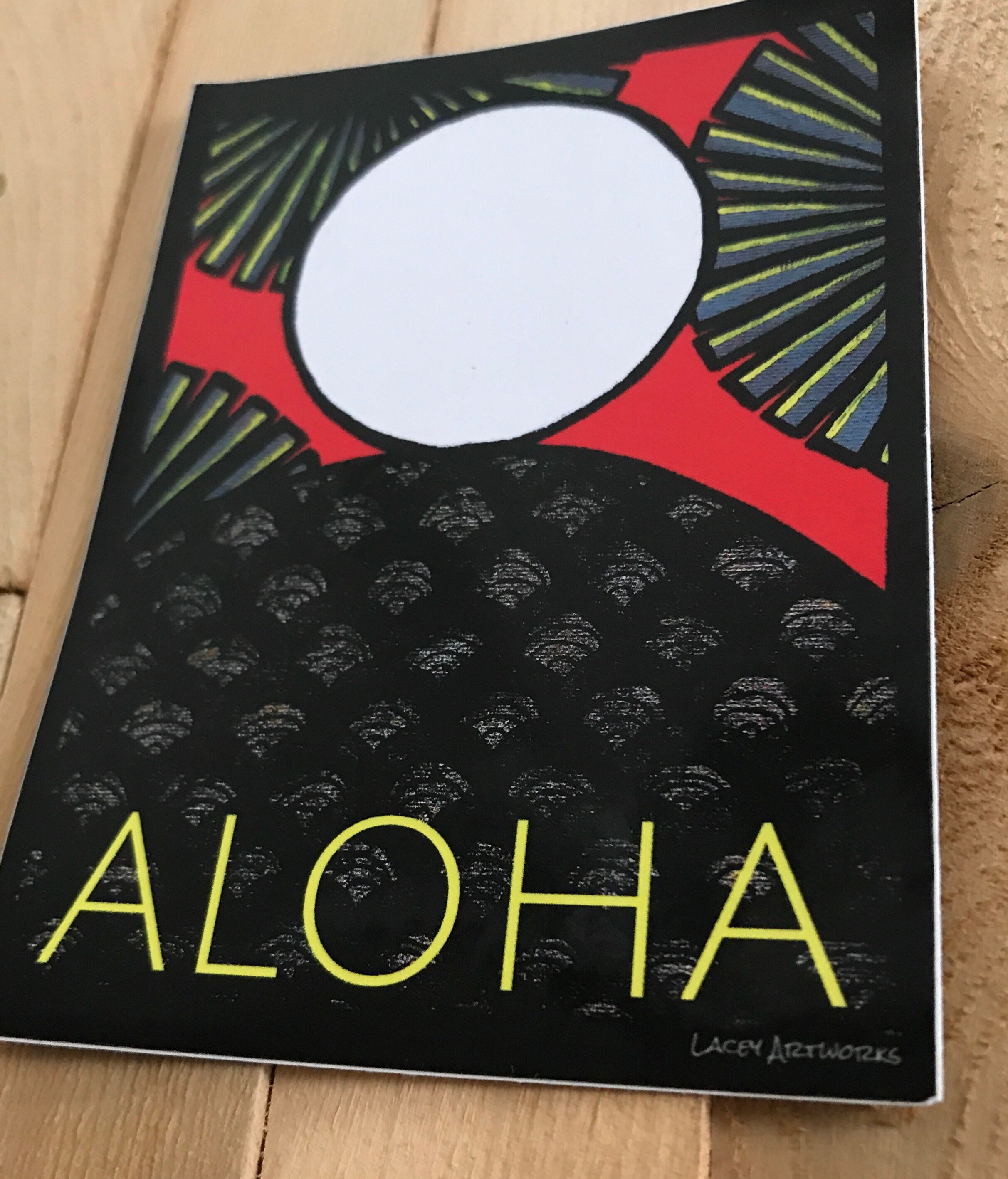 Hanafuda Harvest Moon Aloha Sticker - Etsy