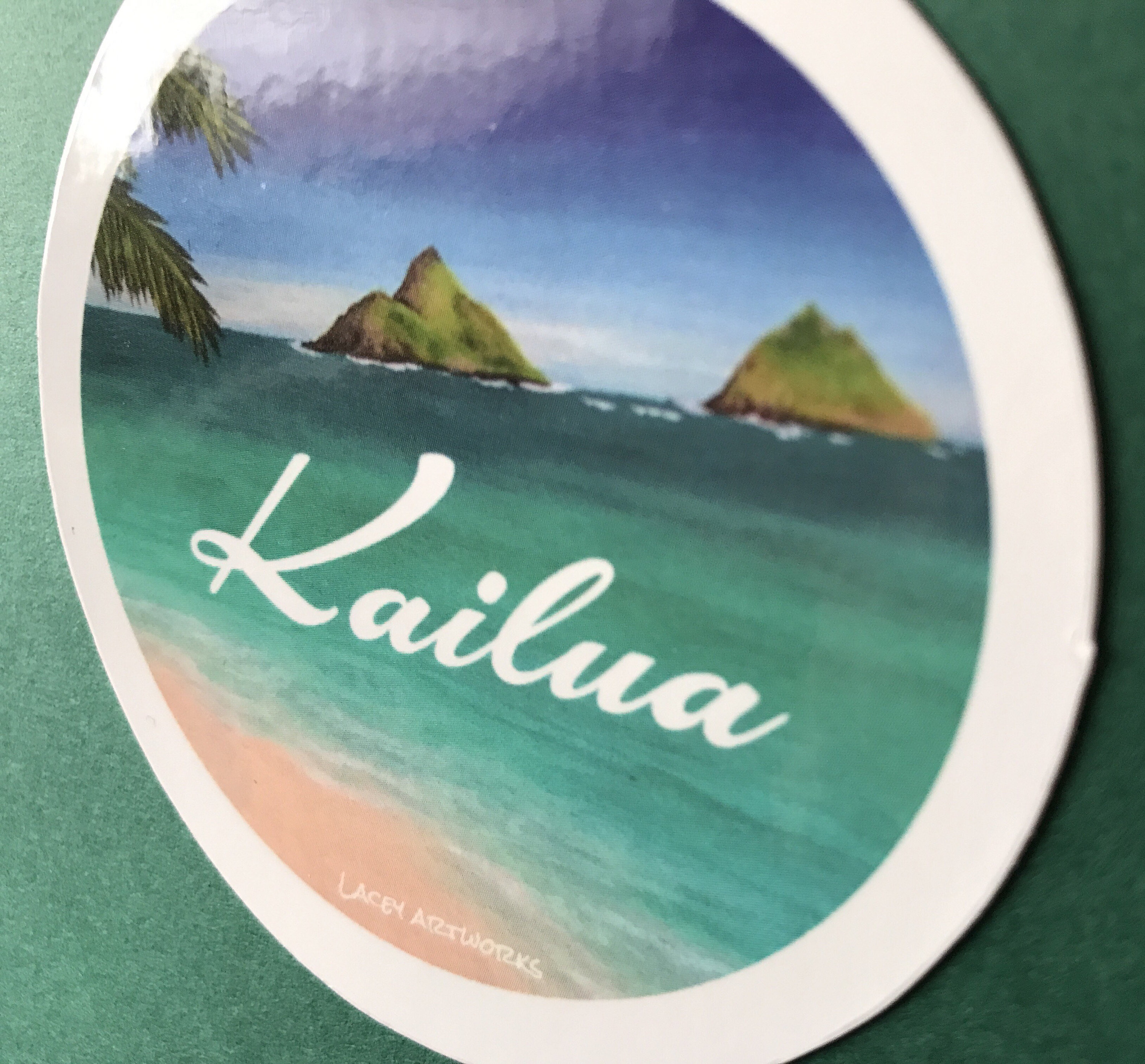 Kailua Vinyl Sticker - Etsy