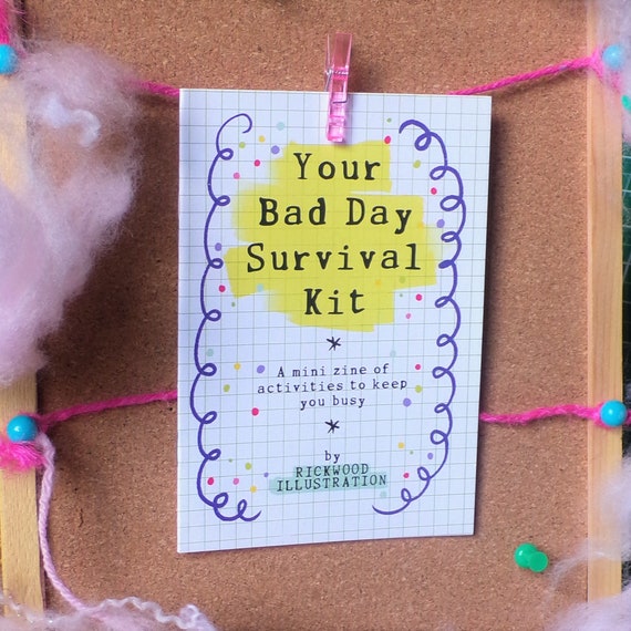 Your Bad Day Survival Kit A Mini Activity Zine | Etsy