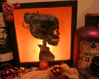 Skeleton Light Box - Etsy