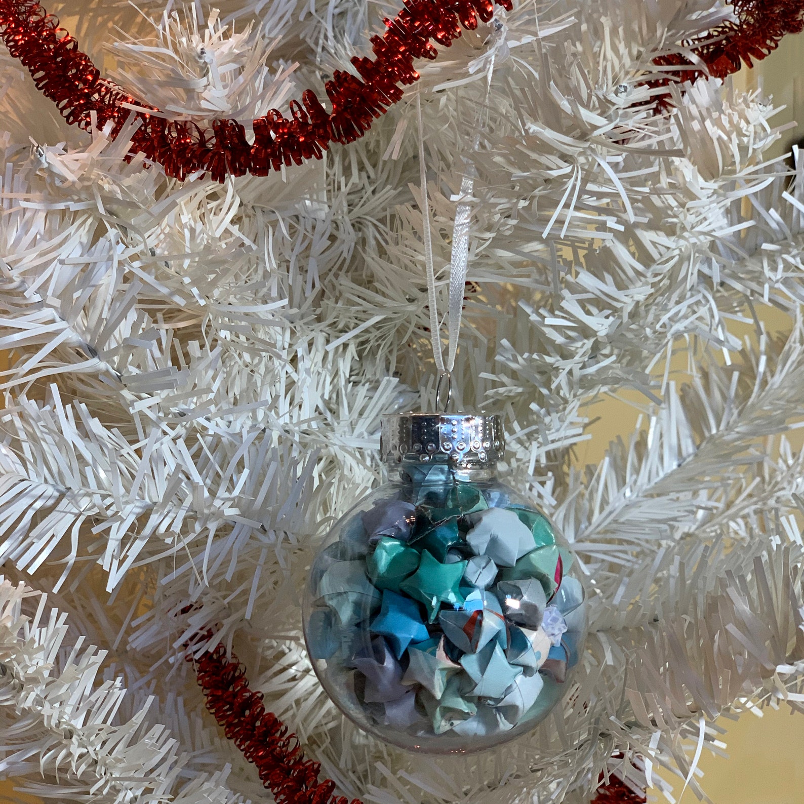 Origami Star Ornament With Recycled Paper (holiday Decor) - Etsy