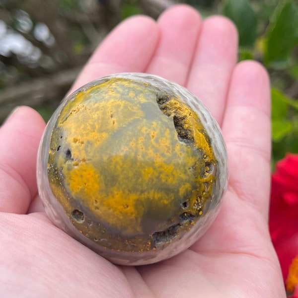 Bumble Bee Jasper Sphere - Etsy