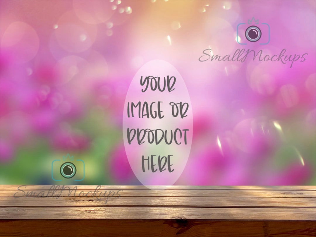 Product Background Mockup, Pink Flowers View Display, Photo Background ...
