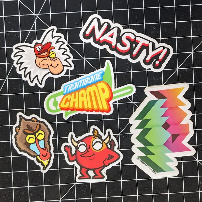 Trombone Champ Sticker Set - Etsy