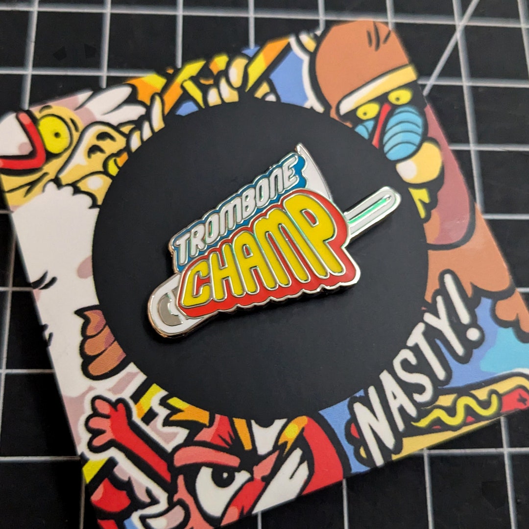 Trombone Champ Hard Enamel Pin - Etsy