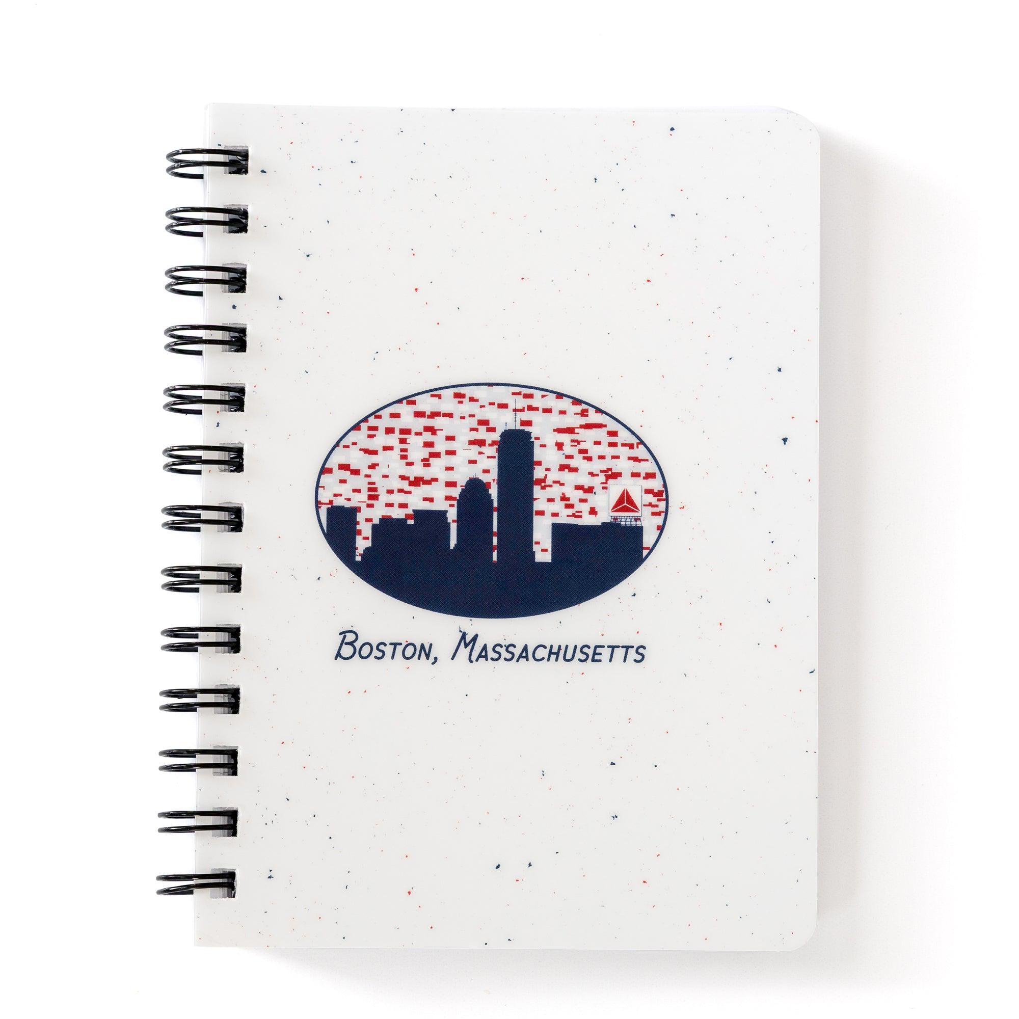 Boston Skyline Spiral Notebook 5x7" With Citgo Sign - Etsy