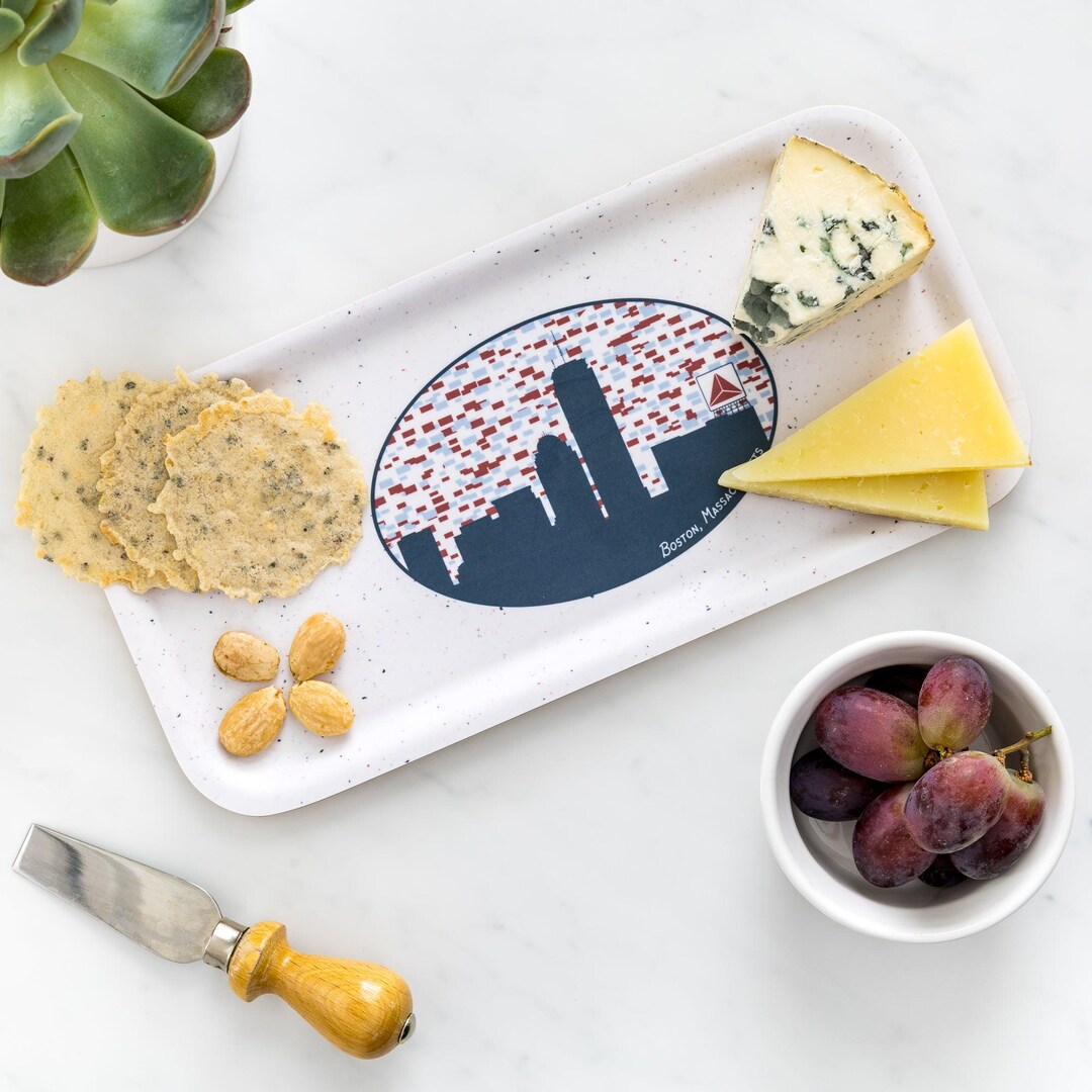 Boston Skyline Birch Tray Citgo Sign Serving Tray - Etsy