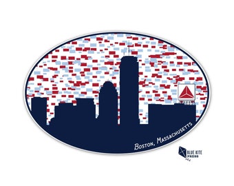 Boston Clover Sticker Boston Sticker, Clover Sticker, Boston Gift ...