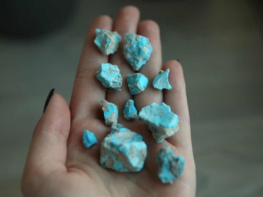 160ct Genuine Turquoise Set, Pyrite Turquoise, 11pcs, Turquoise Kit ...