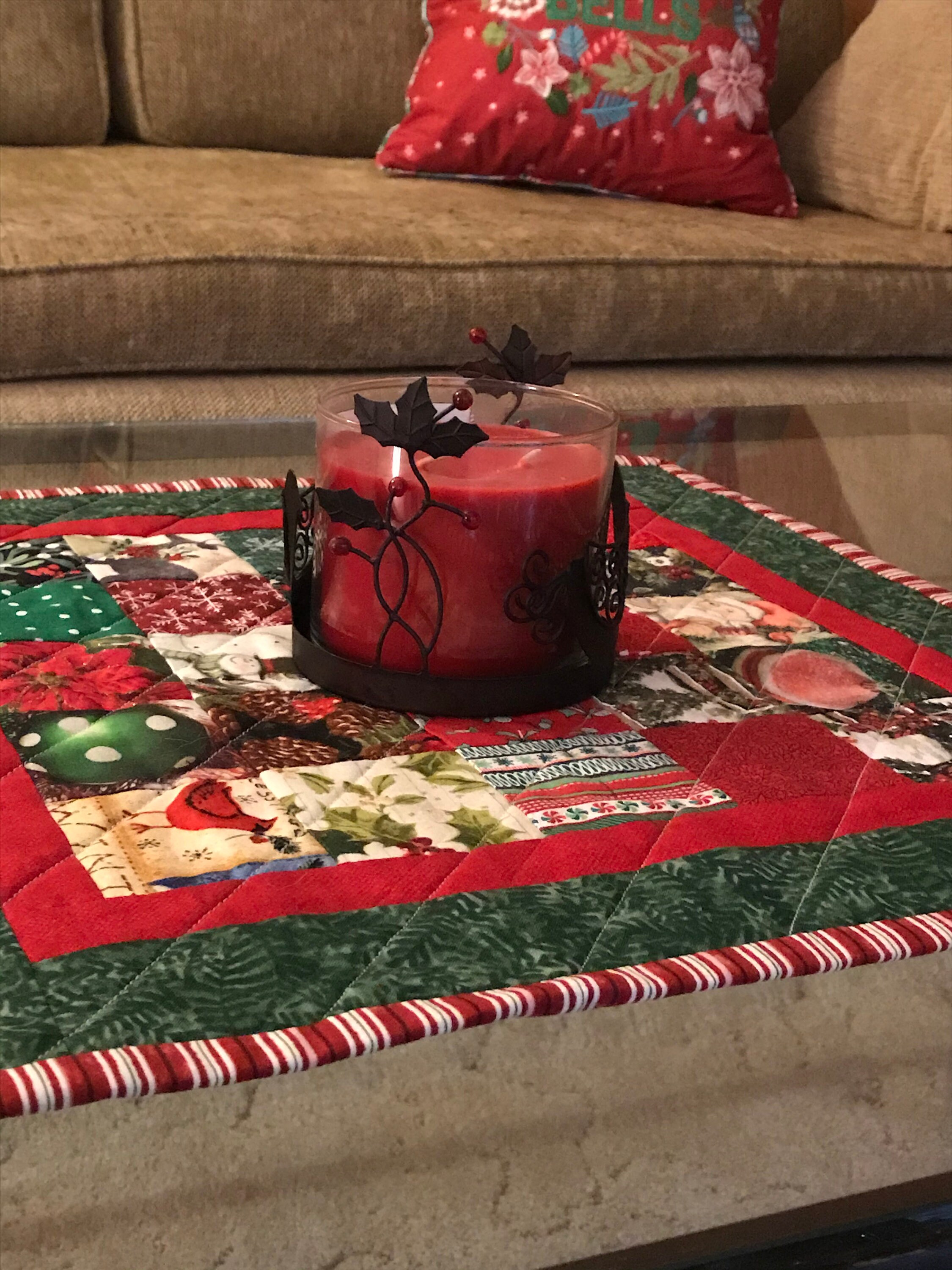 Celebrations Reversible Christmas and Valentine Table Topper - Etsy