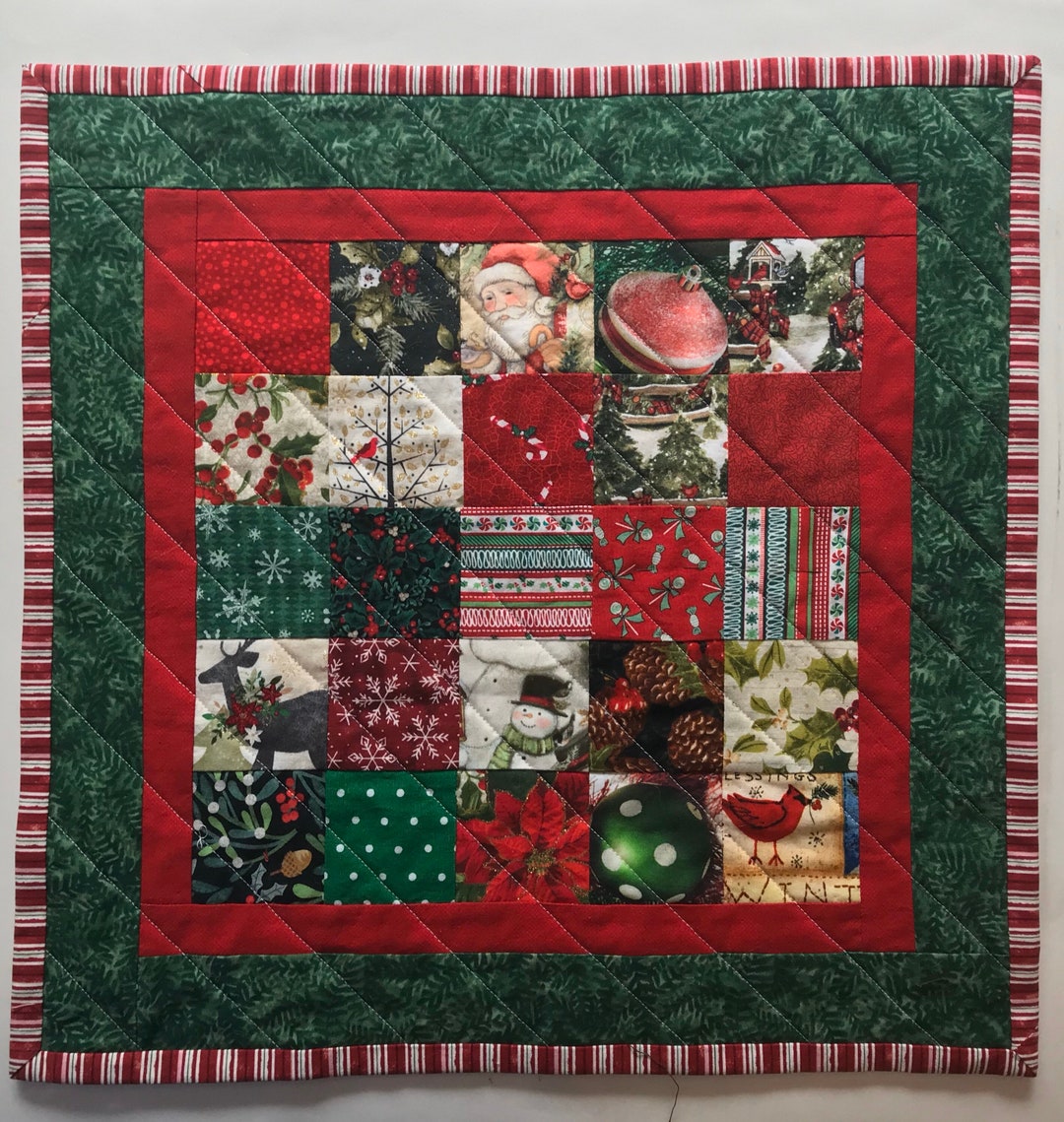 Celebrations Reversible Christmas and Valentine Table Topper - Etsy