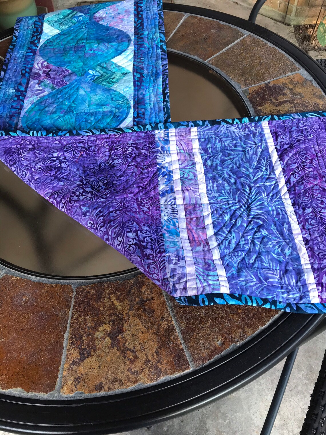 Rhythmic Waves Table Runner - Etsy