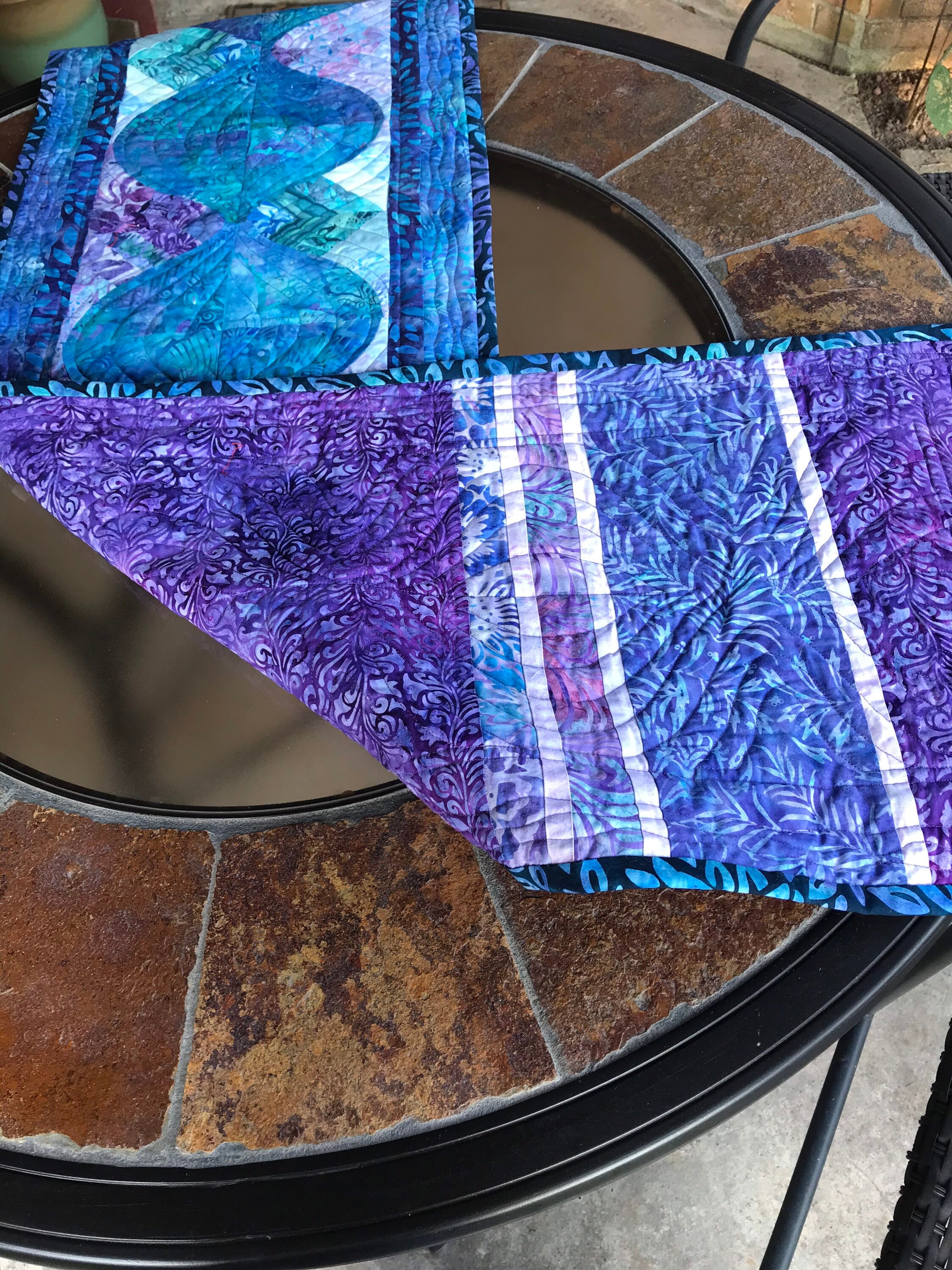 Rhythmic Waves Table Runner - Etsy