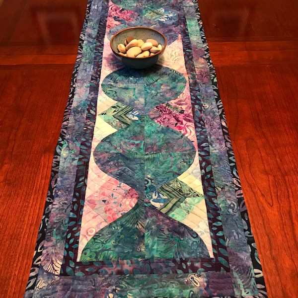 Wave Table Runner - Etsy