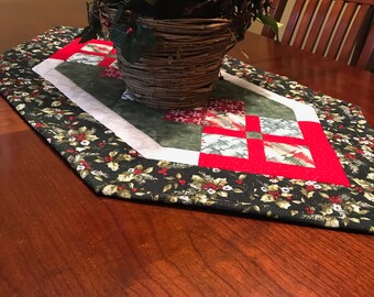 Celebrations Reversible Christmas and Valentine Table Topper | Etsy