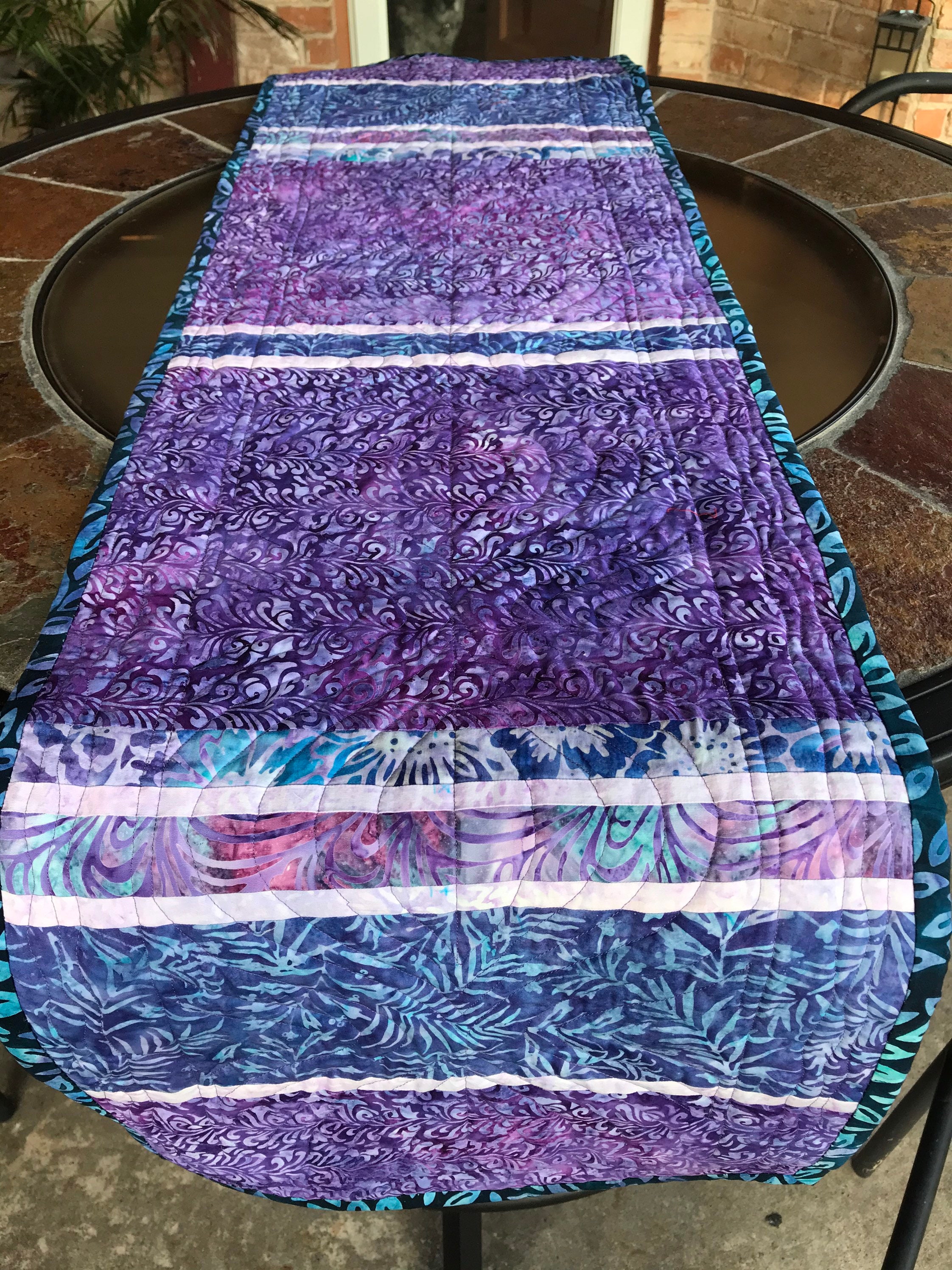Rhythmic Waves Table Runner - Etsy