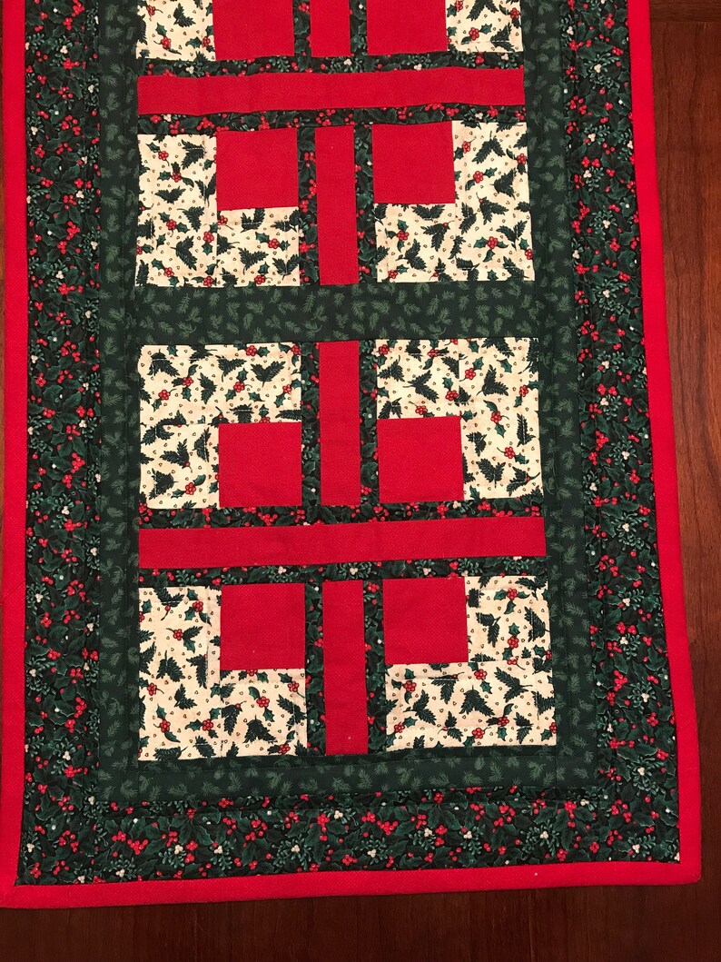 Holly Berries Table Runner - Etsy