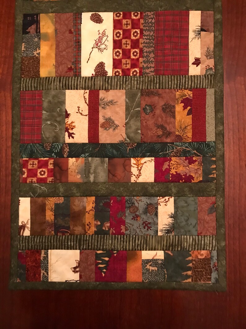 North Woods Cabin Table Runner - Etsy