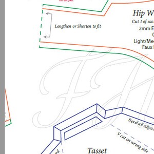 Valkyrie Body Harness & Tassets Digital Template - Etsy