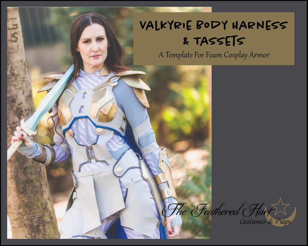 Valkyrie Body Harness & Tassets Digital Template - Etsy