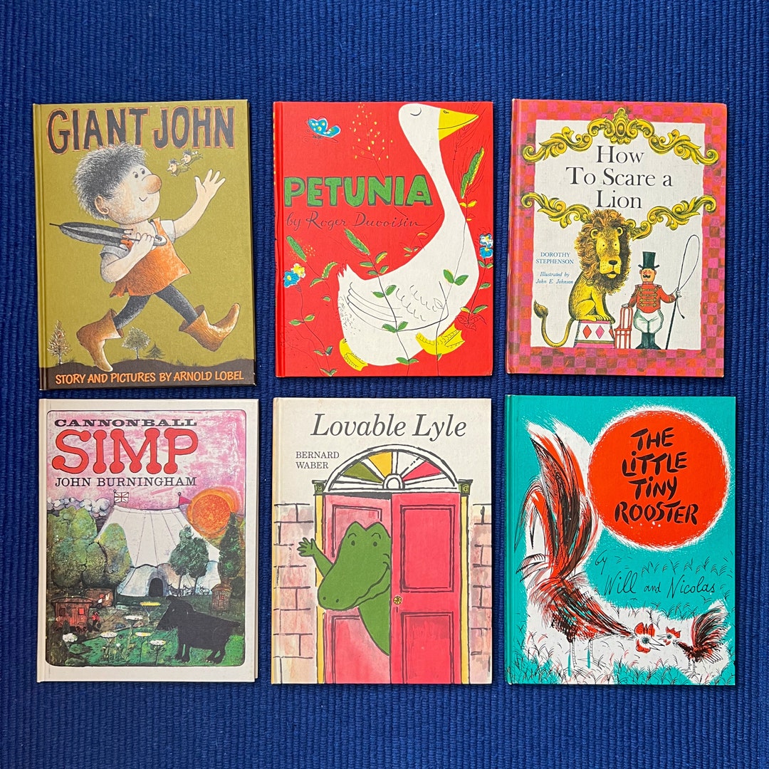 Vintage 1960s Hardcover Childrens Books Lot of 6 - Loveable Lyle ...