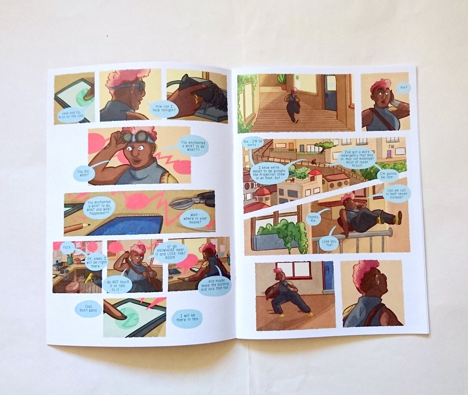 The Technomancer A4 Comic - Etsy