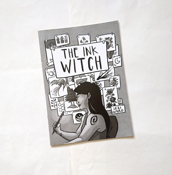The Ink Witch A4 Black and White Comic | Etsy