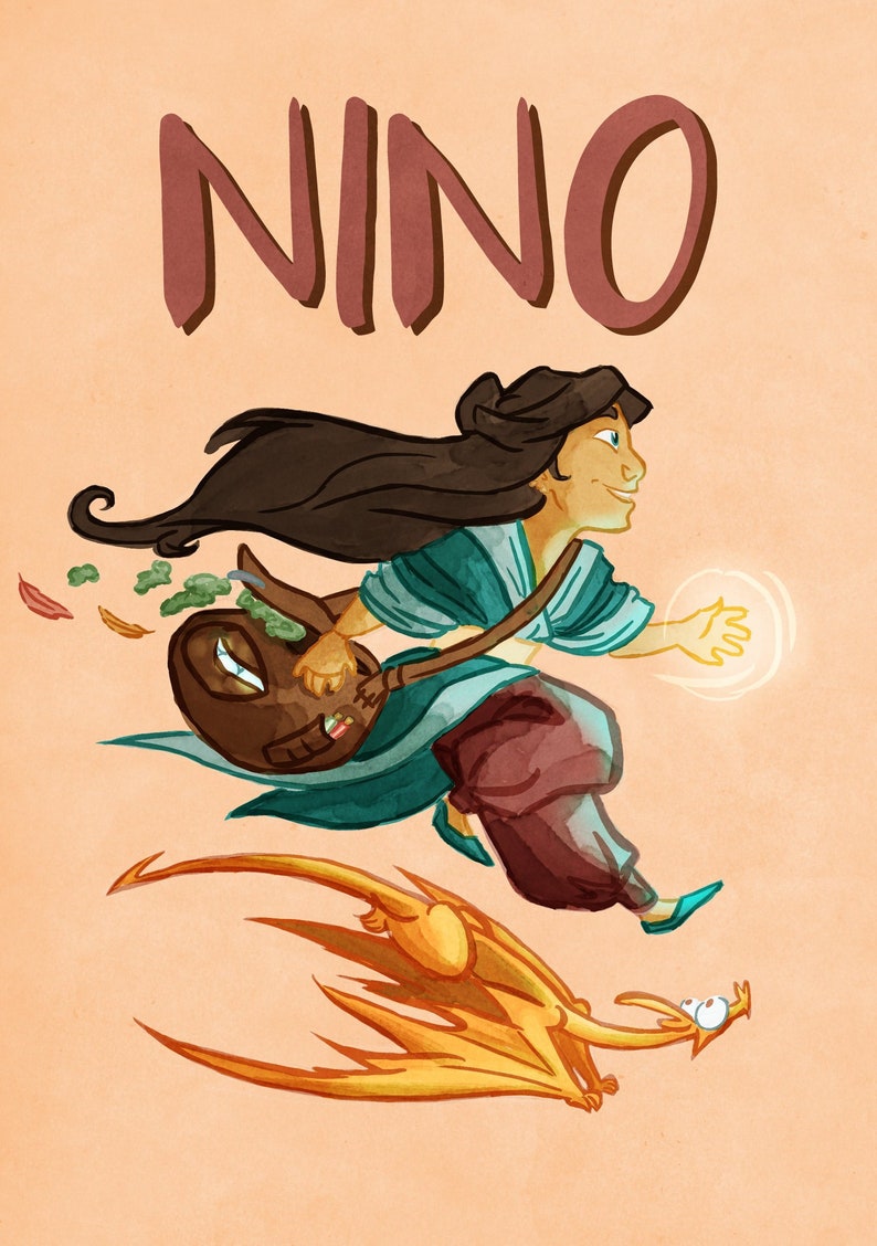 Nino A5 Comic | Etsy