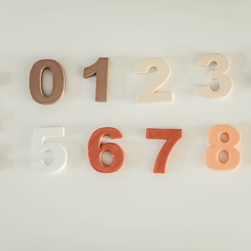 Number Magnets - Etsy