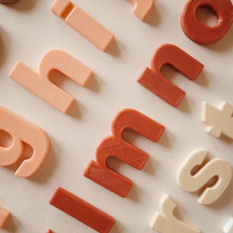 Alphabet Magnets - Etsy