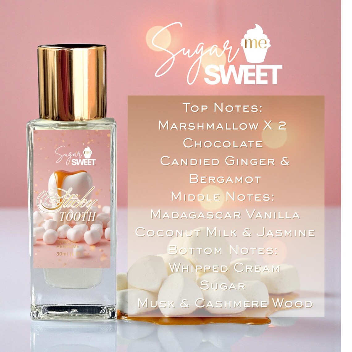 Sticky Tooth - Perfume | Perfume Oil | Gourmand| Dessert | Organic - Etsy