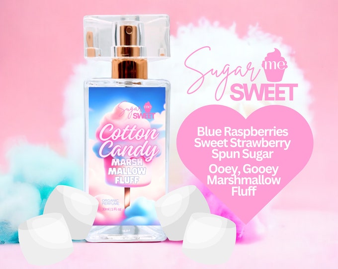 Cotton Candy Marshmallow Fluff Perfume | Gourmand, Dessert | Organic ...