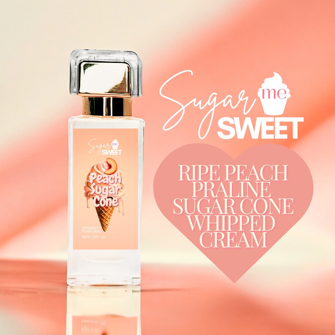 Peach Sugar Cone Perfume | Gourmand, Dessert | Organic| Perfume Oil - Etsy