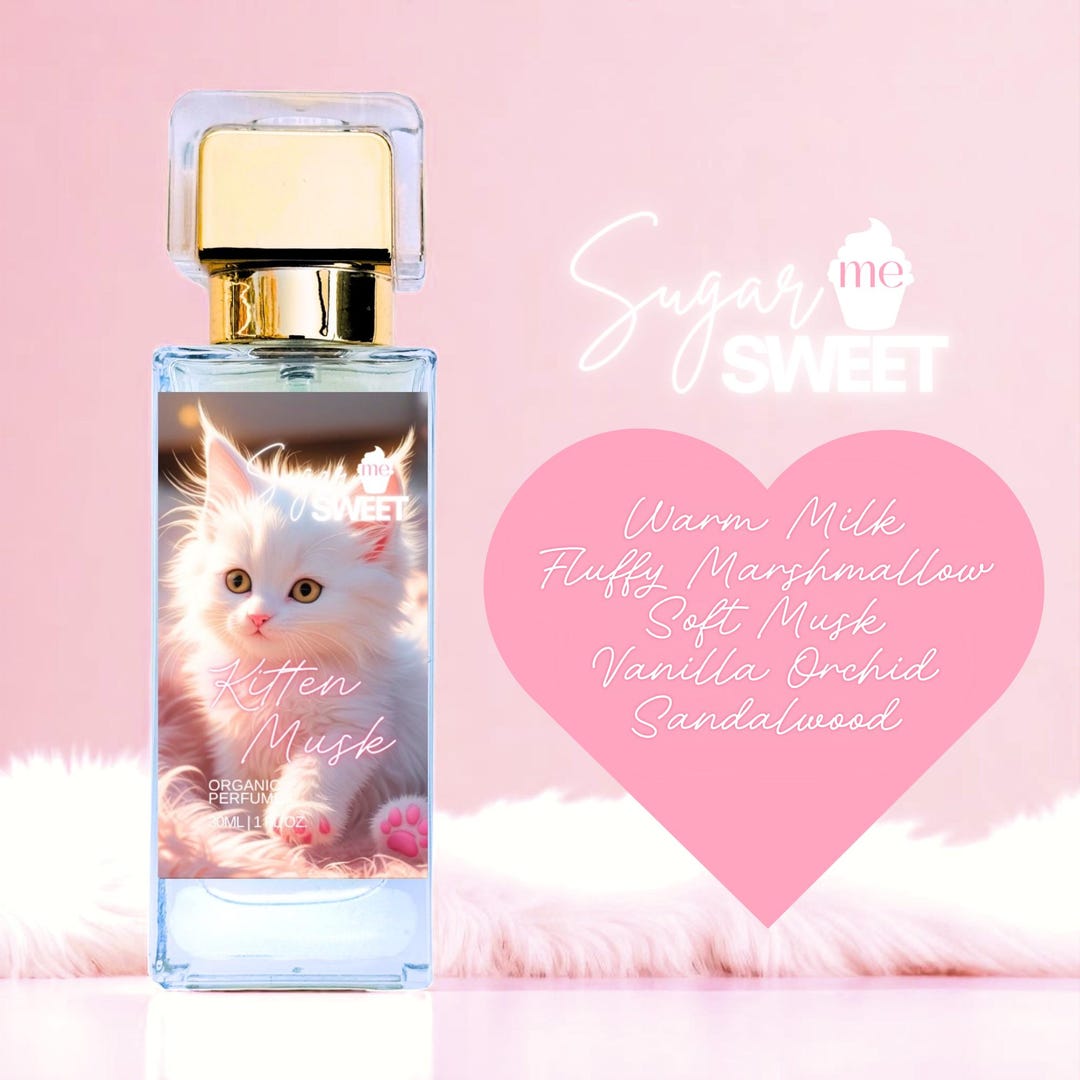 Kitten Musk Perfume | Gourmand, Dessert | Organic| Perfume Oil - Etsy