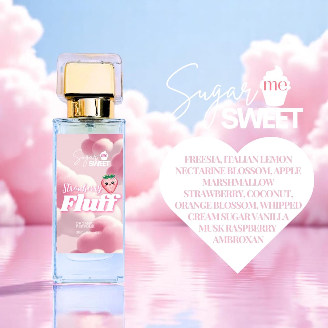 Strawberry Fluff Perfume | Gourmand, Dessert | Organic| Perfume Oil - Etsy