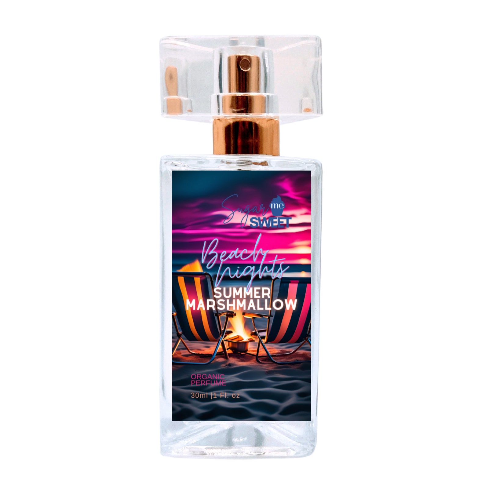 Beach Nights Summer Marshmallow Perfume | Gourmand, Dessert | Organic ...