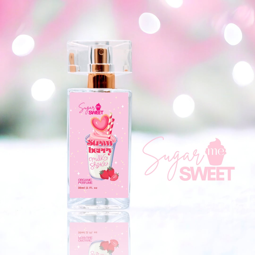 Strawberry Milkshake Perfume | Gourmand, Dessert | Organic| Perfume Oil ...
