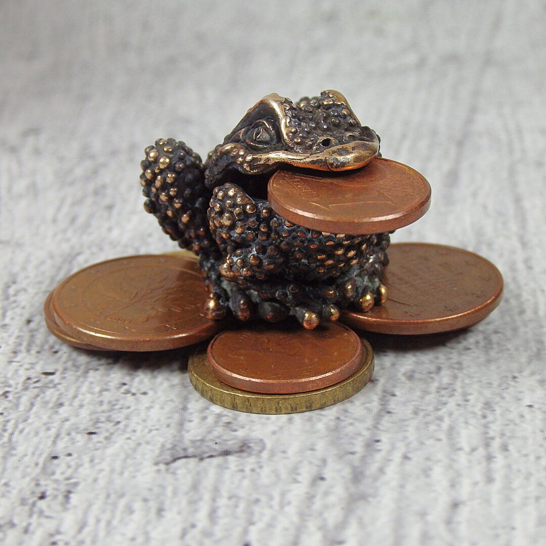 Tiny Casket frog Miniature Designer Bronze Box - Etsy