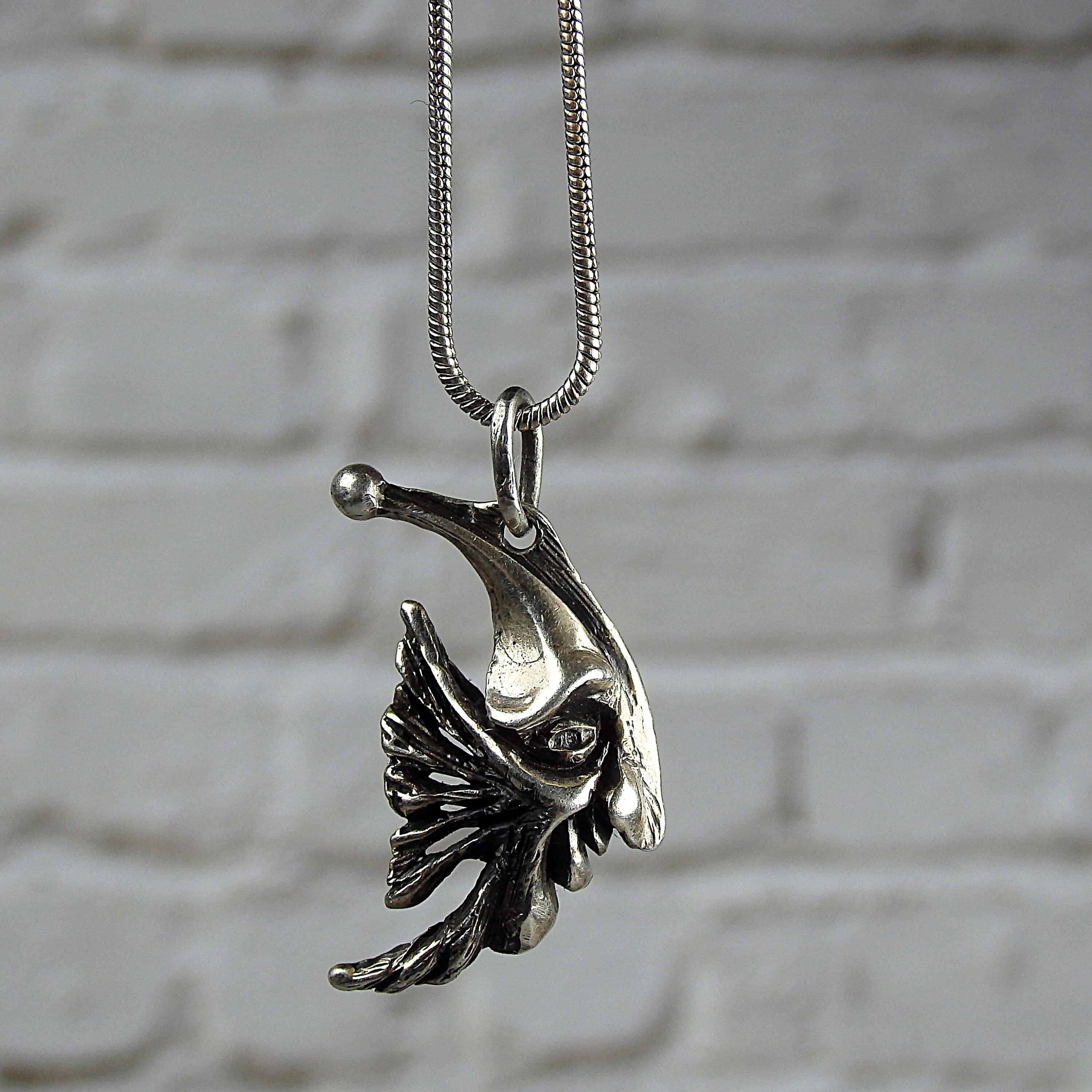 Buy Pendant Moonfish, Silver or Bronze Small Fish, Symbol of Wealth ...
