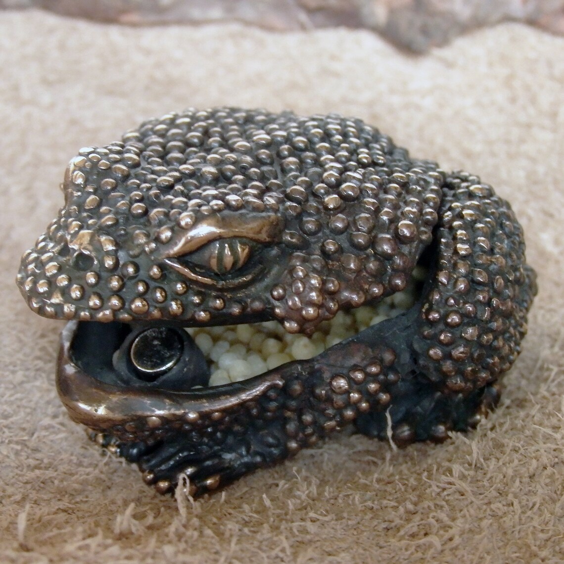 Ashtray frog Designer Casket With Magnet Lid - Etsy