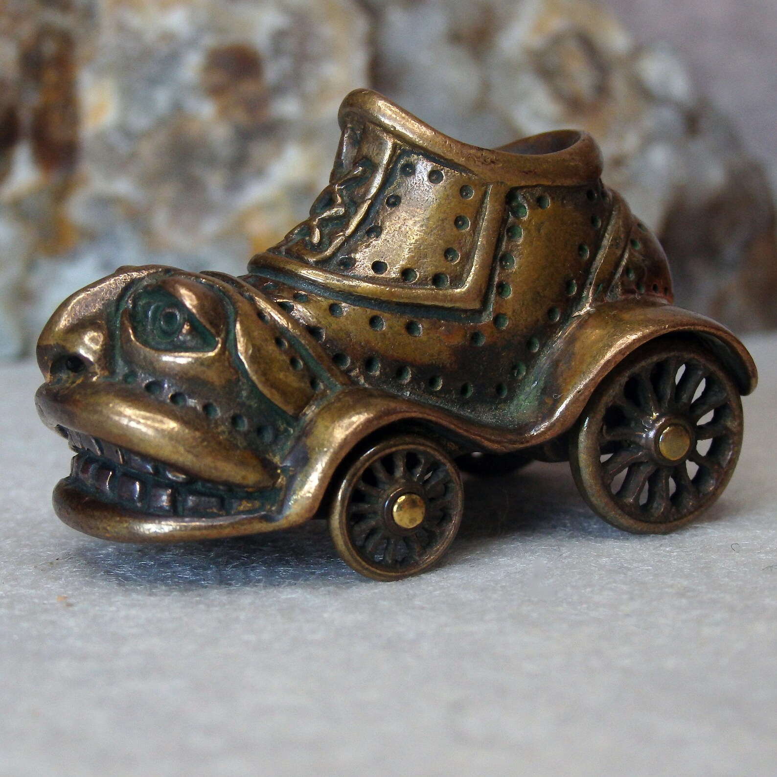 Tiny Souvenir Car-boot, Boot on Wheels, Crazy Car-toy, Amazing Creation ...