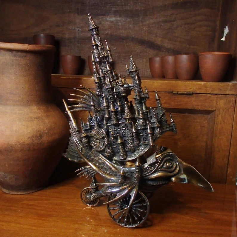 Interior Toy-casket riding Castle a Large Unique - Etsy