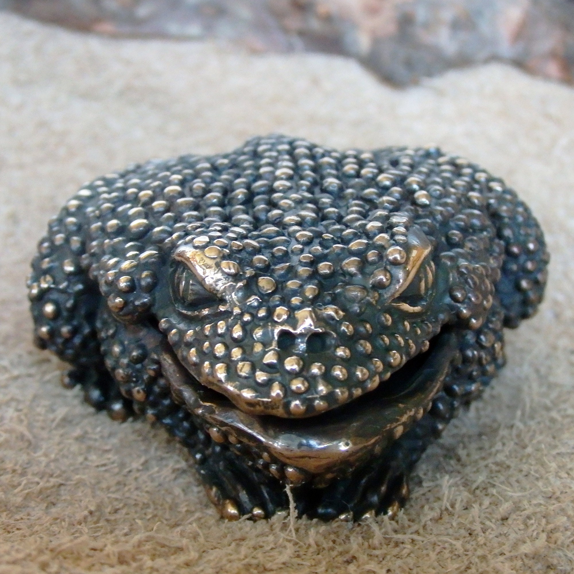 Ashtray frog Designer Casket With Magnet Lid - Etsy