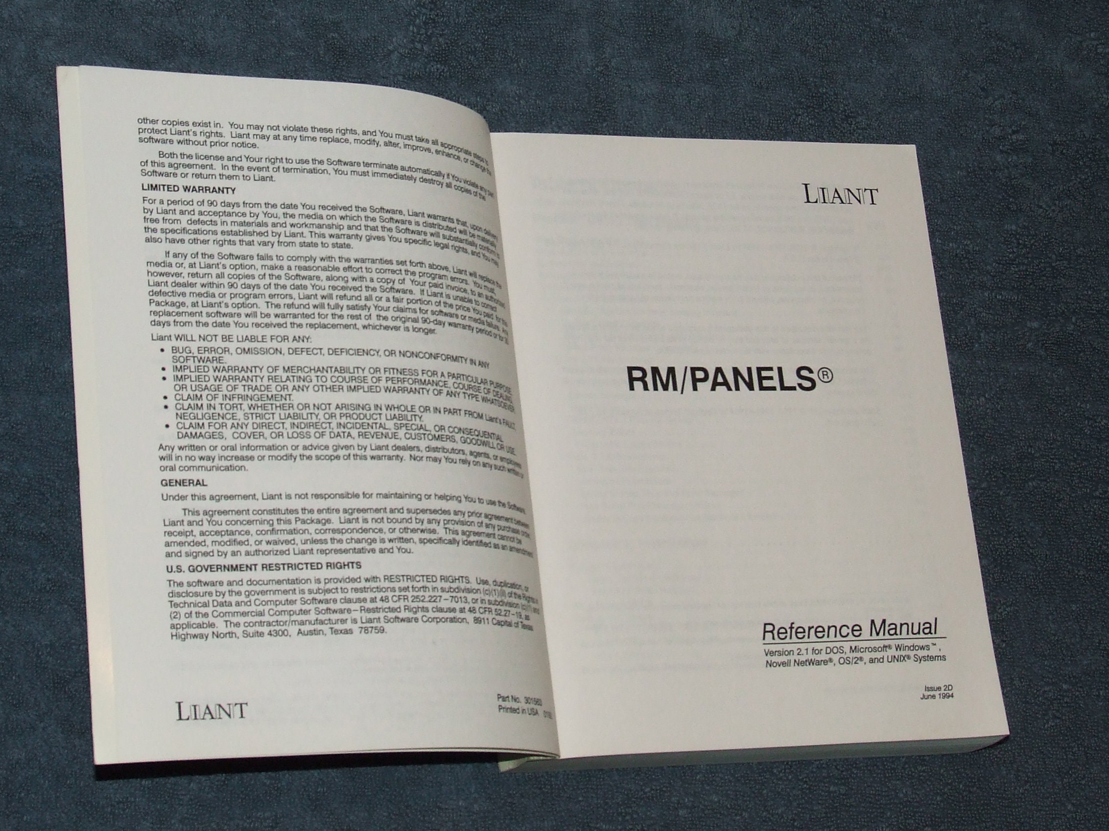 Liant RM/COBOL Development System for Unix, Linux and Windows - Etsy