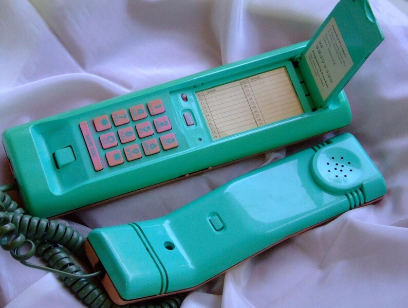 SWATCH TWIN PHONE 1980s Vintage (1987) - Memphis Style (1st Model) - Etsy