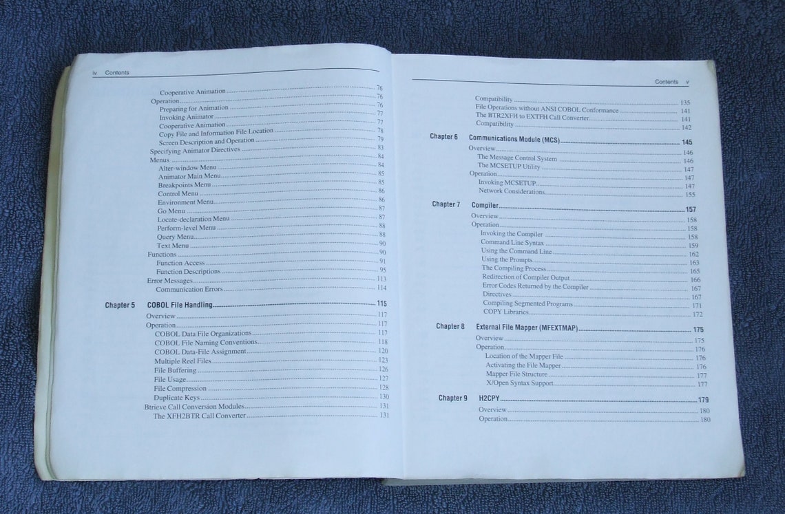 Microsoft Cobol 5.0 (by Micro Focus) System Reference for Ms-dos ...