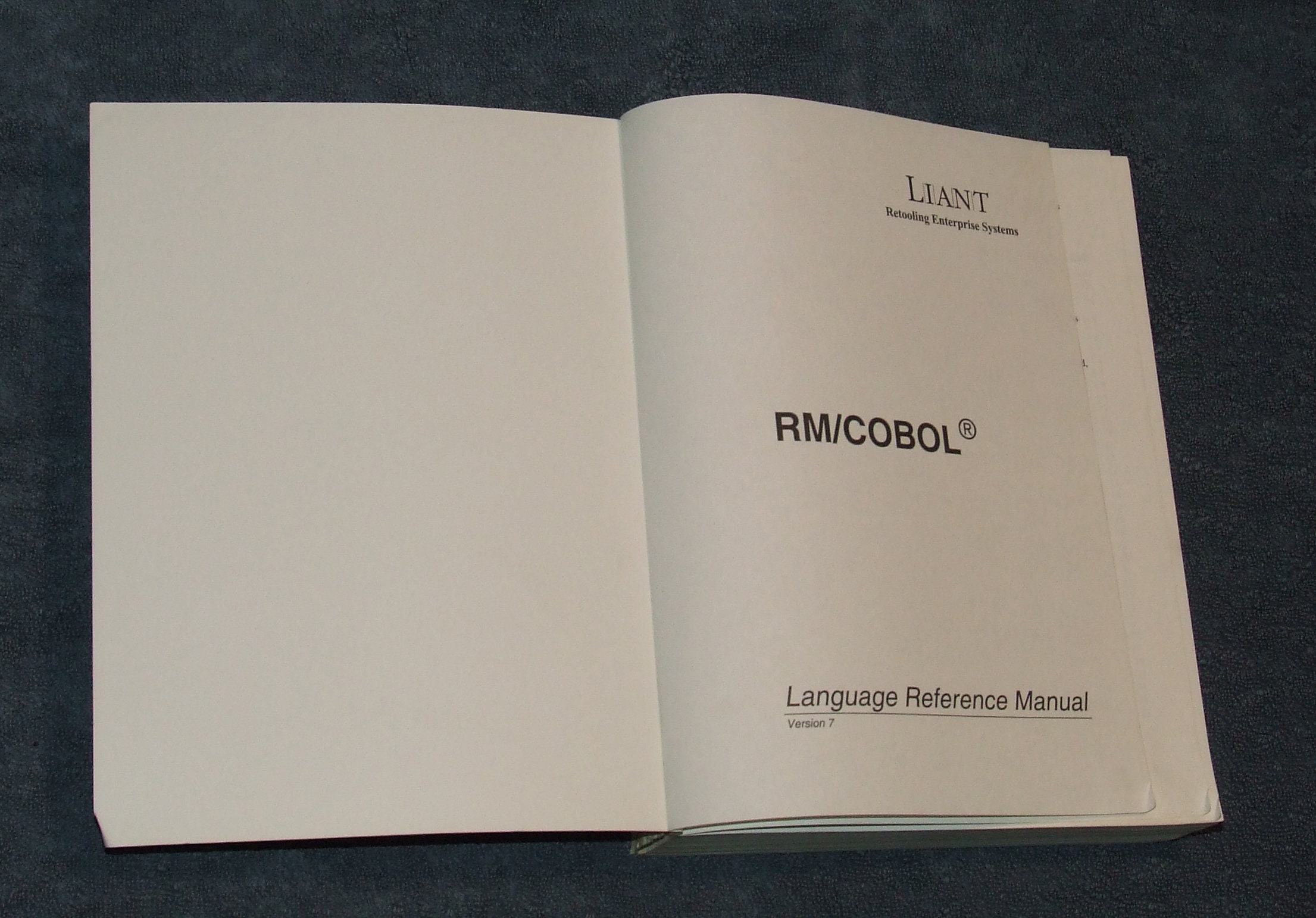 Liant RM/COBOL Development System for Unix, Linux and Windows - Etsy