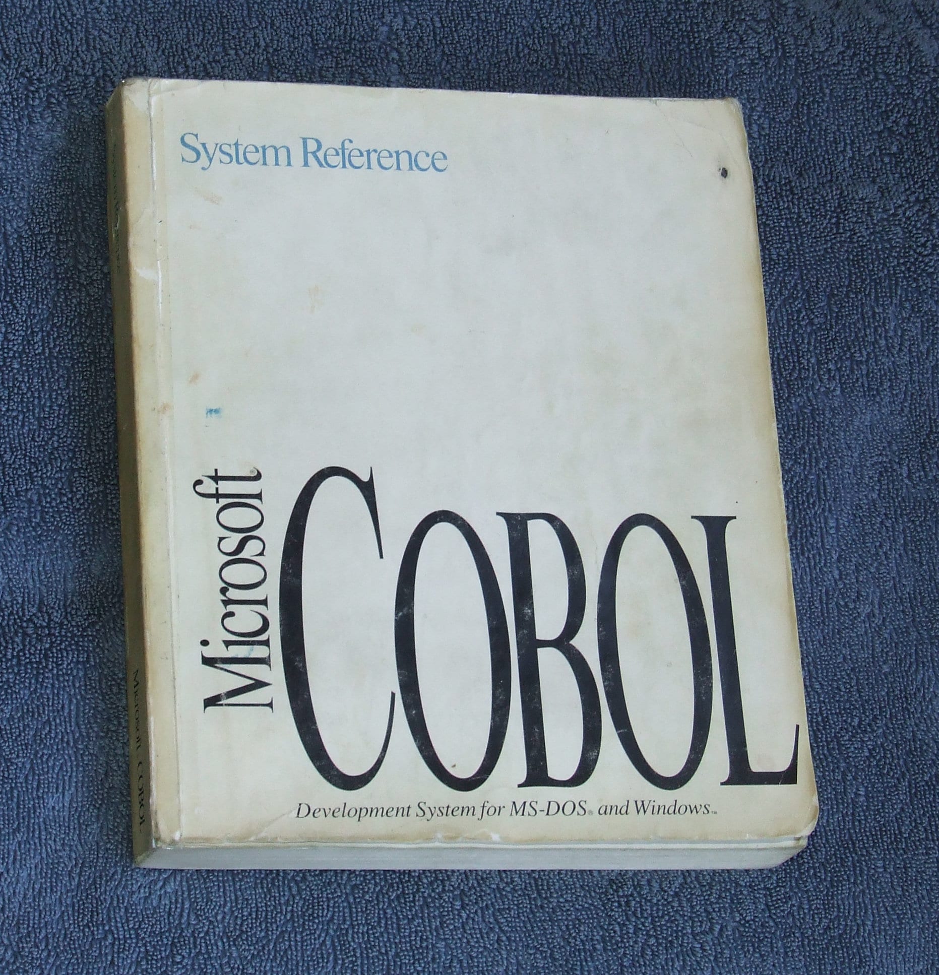 Microsoft Cobol 5.0 (by Micro Focus) System Reference for Ms-dos ...